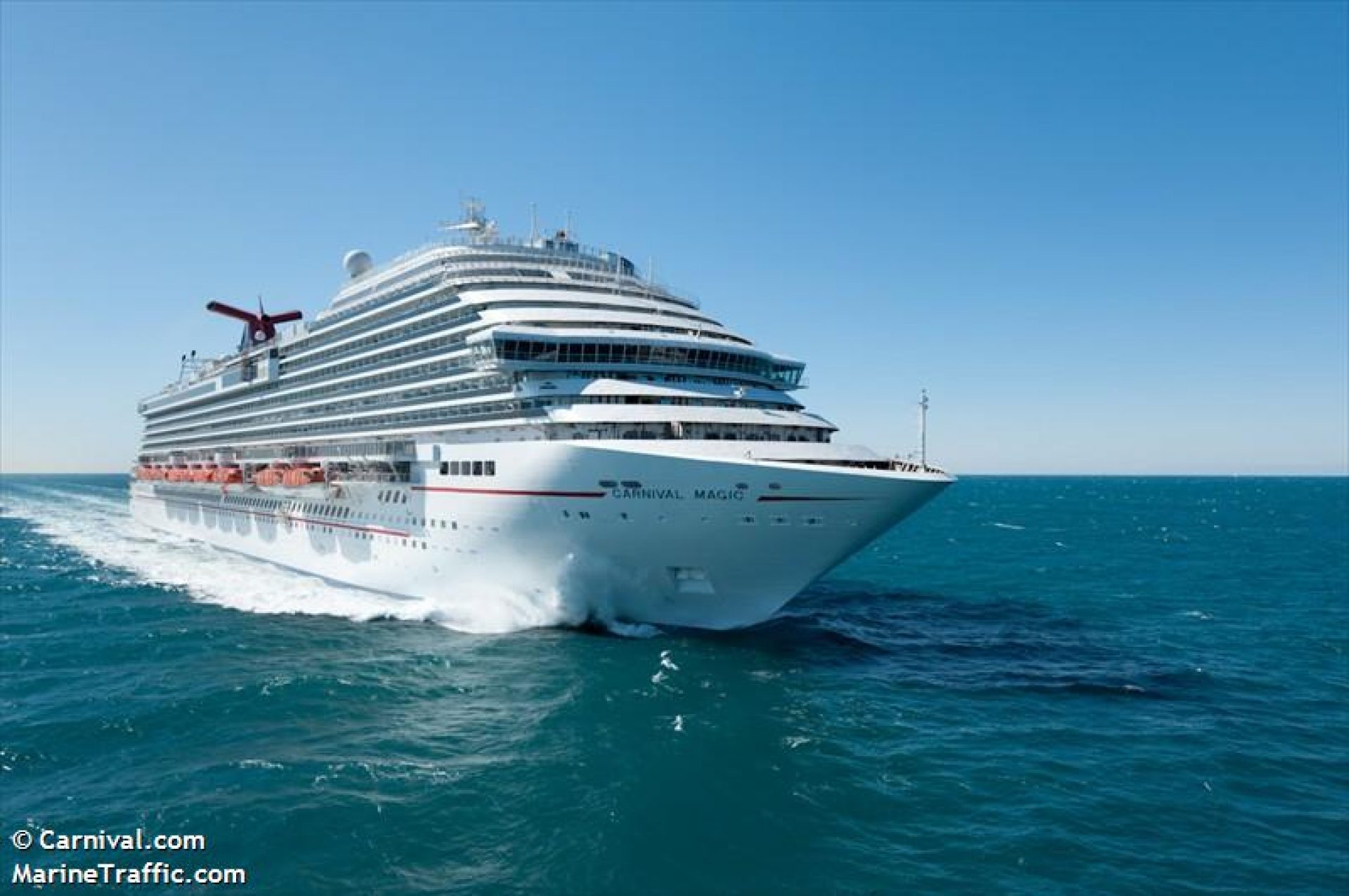 Lokacije svih kruzera iz flote Carnival Cruise Line - Pomorac