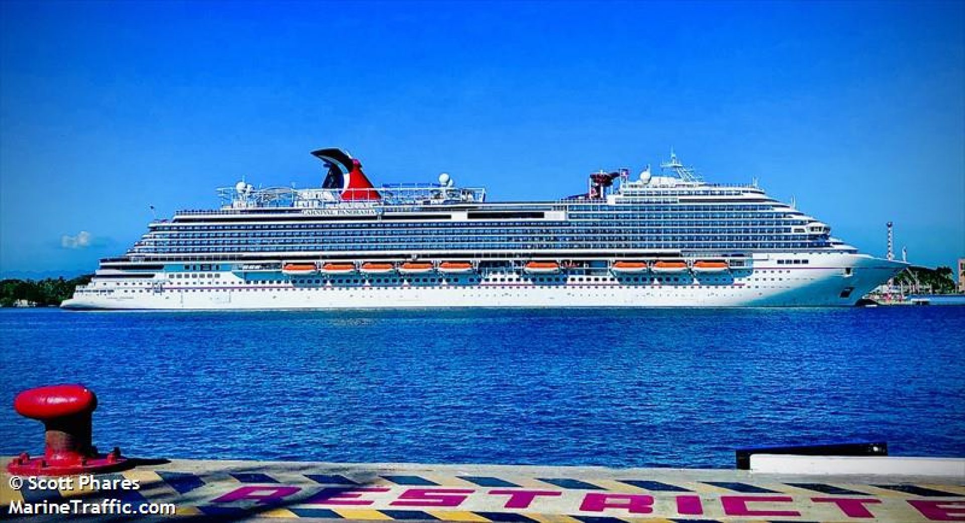 Lokacije svih kruzera iz flote Carnival Cruise Line - Pomorac