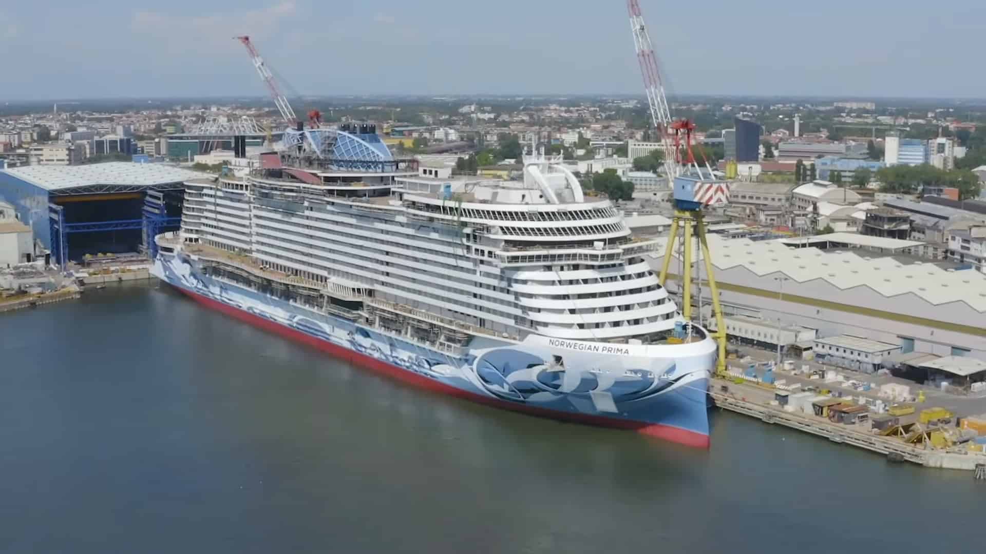 VIDEO: Porinut prvi brod nove klase u floti NCL-a - Pomorac