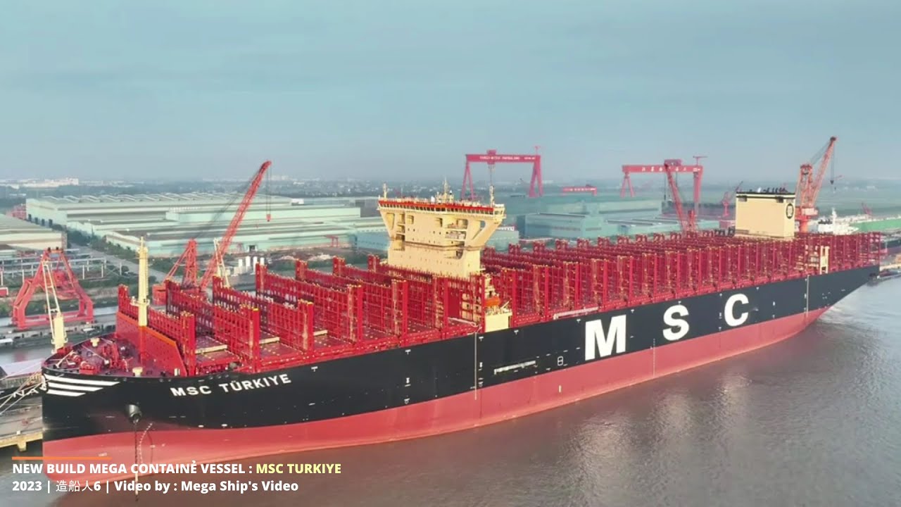 Novi gigant MSC-ja: MSC Türkiye jedan od najvećih kontejnerskih brodova ...
