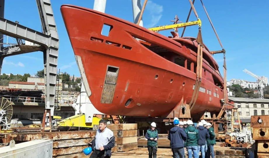 U 3. maju položen trup superjahte za talijanskog naručitelja - Pomorac